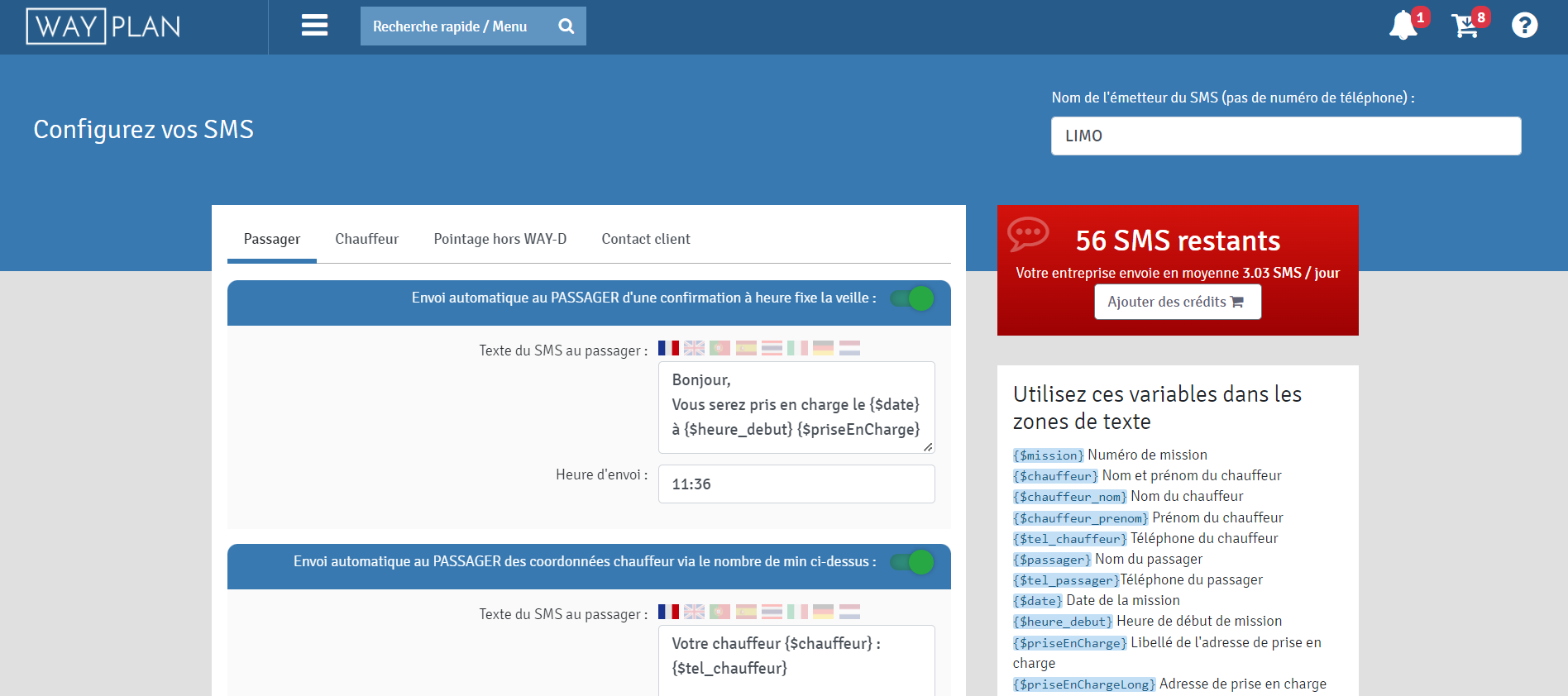 Mise à jour septembre 2022 : WAY-Plan version 1.24 – WAYNIUM